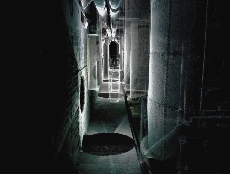 LiDAR point-cloud: George IV Bridge, National Library of Scotland ...