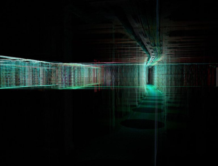 LiDAR point-cloud: George IV Bridge, National Library of Scotland ...